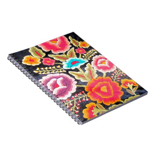 Mexican Embroidery design Notebook | Zazzle