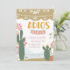 Mexican Fiesta Adios Dos Third Birthday Invitation | Zazzle