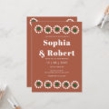 Mexican Fiesta Boho Barro Wedding Invitation | Zazzle