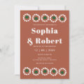 Mexican Fiesta Boho Barro Wedding Invitation | Zazzle