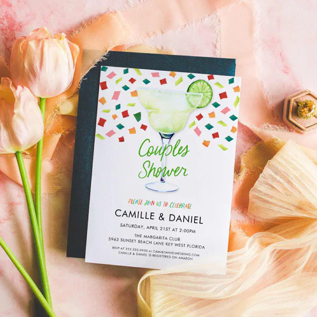 Mexican Fiesta Couples Fiesta Shower Invitation | Zazzle