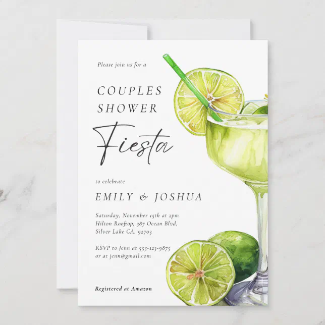 Mexican Fiesta Couples Shower Invitation | Zazzle