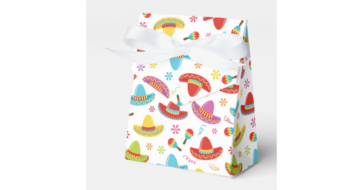 Mexican Fiesta Favor Box | Zazzle