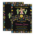 Mexican Fiesta Little Muchachito Boy Baby Shower Invitation | Zazzle