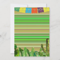 Mexican Fiesta Party Birthday Card | Zazzle