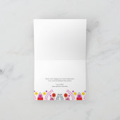 Mexican Fiesta Party Floral Thank You Card | Zazzle