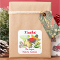 Mexican Fiesta sticker labels | Zazzle