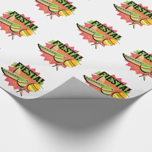 Mexican Fiesta Wrapping Paper | Zazzle