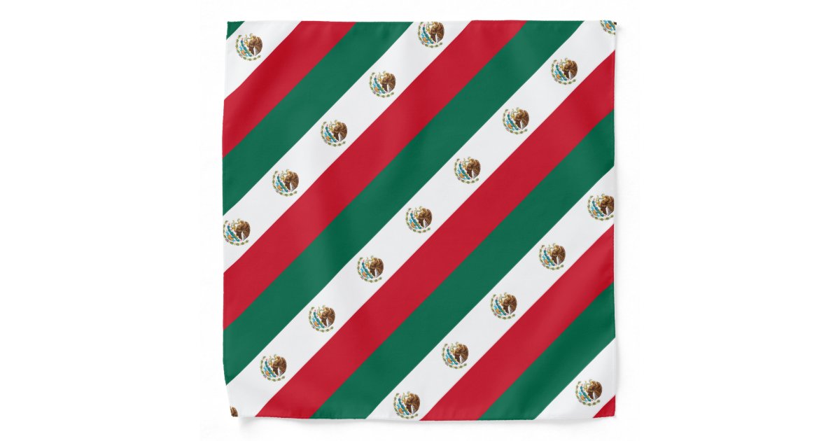 Mexican flag bandana | Country colors of Mexico | Zazzle