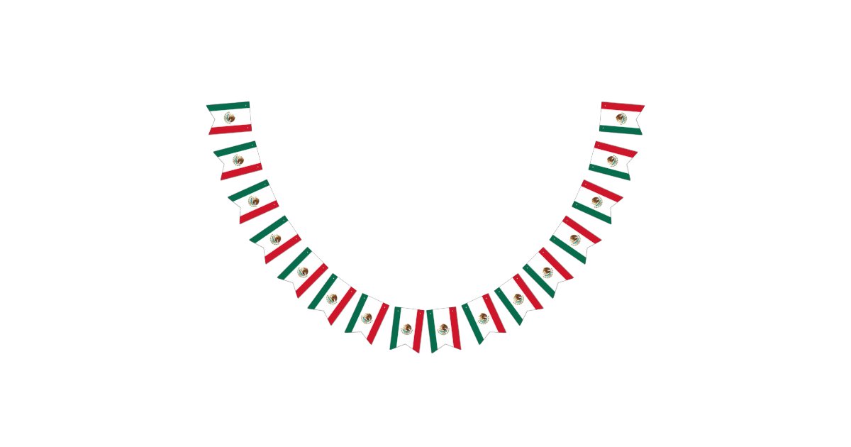 Mexican flag banner | Zazzle