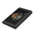 Mexican flag, Eagle emblem, Mexico fashion Trifold Wallet | Zazzle