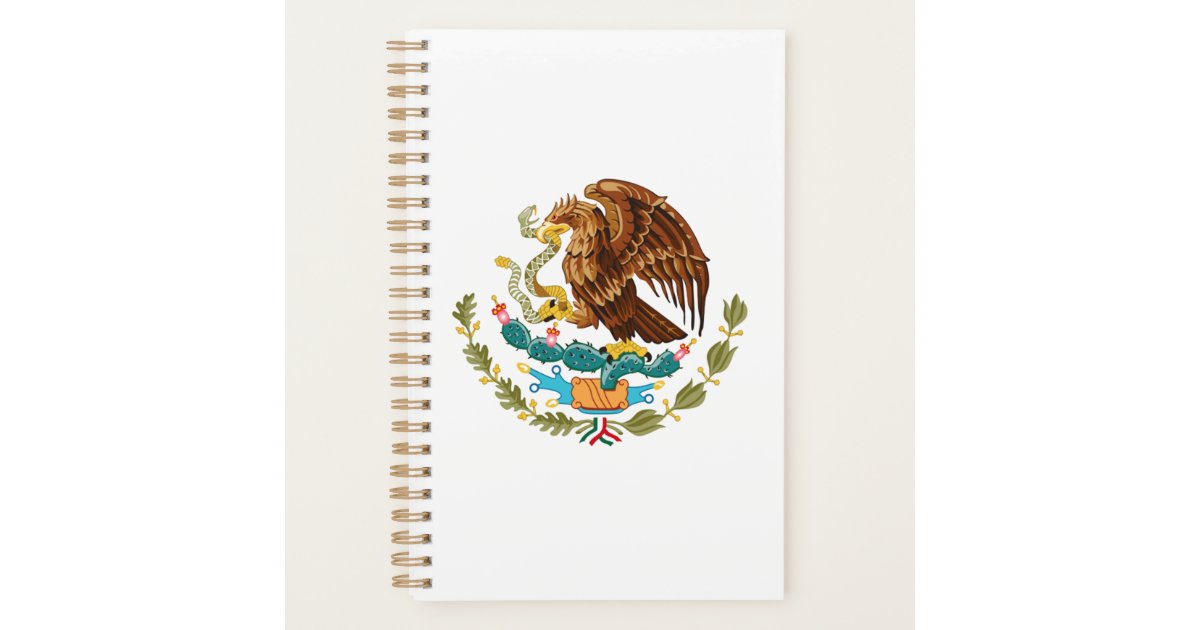 Mexican Flag Eagle Planner | Zazzle