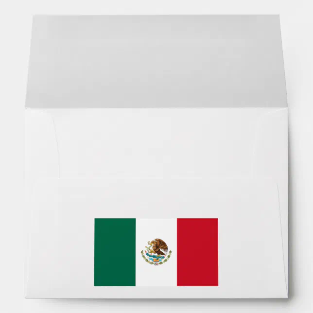 Mexican Flag - Flag of Mexico Envelope | Zazzle