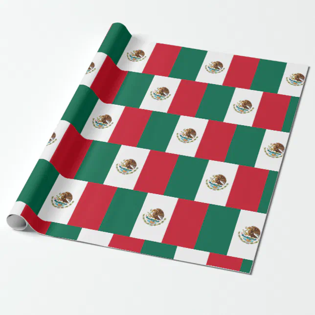 Mexican Flag - Flag of Mexico Wrapping Paper | Zazzle