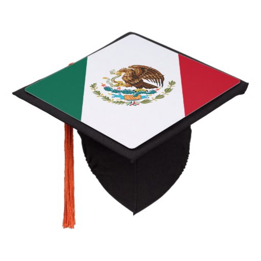 Mexican Flag & Mexico Graduate Uni / College Graduation Cap Topper | Zazzle
