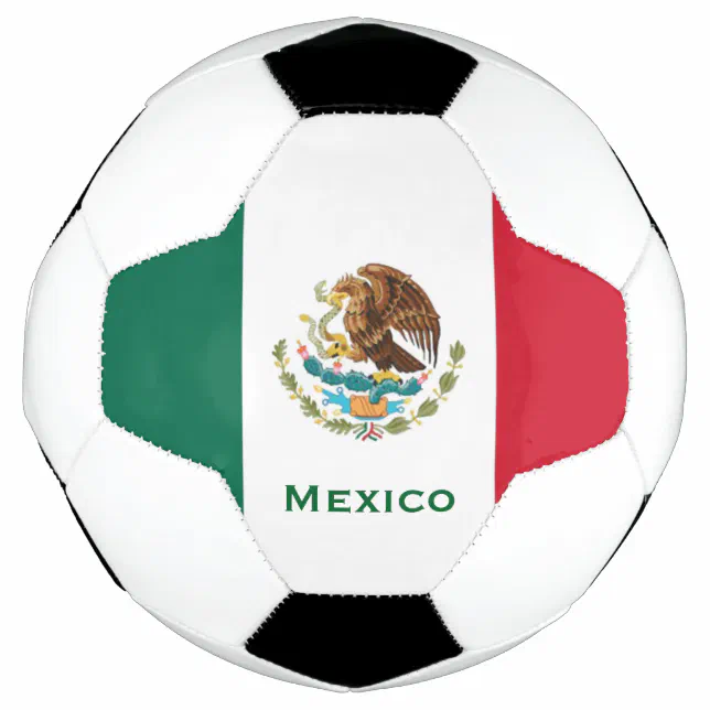 Mexican Flag Soccer Ball | Zazzle