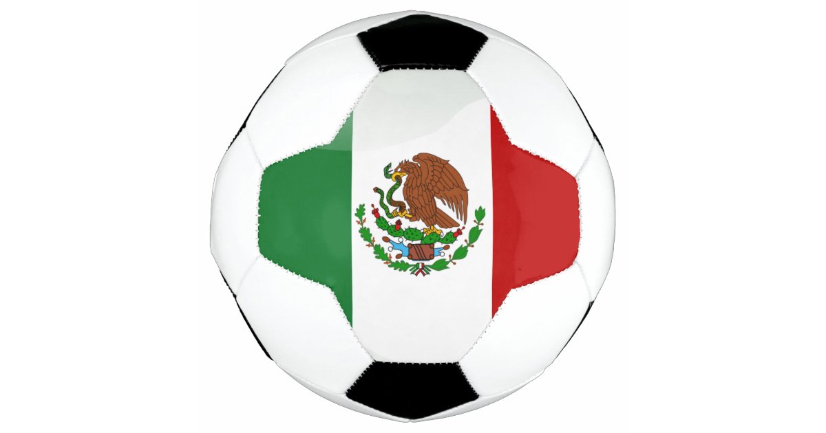 Mexican flag soccer ball | Zazzle