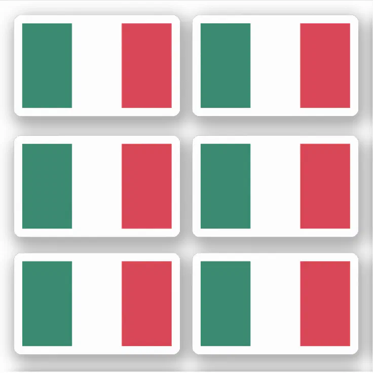 Mexican flag sticker | Zazzle