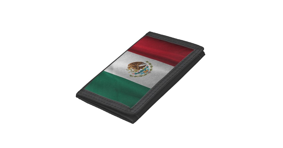 Mexican Flag Trifold Wallet | Zazzle
