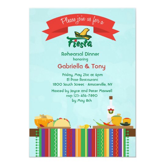 Mexican Food Invitation | Zazzle.com