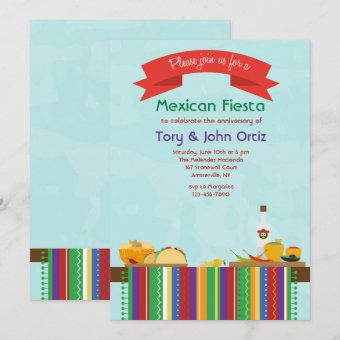 Mexican Food Invitation | Zazzle