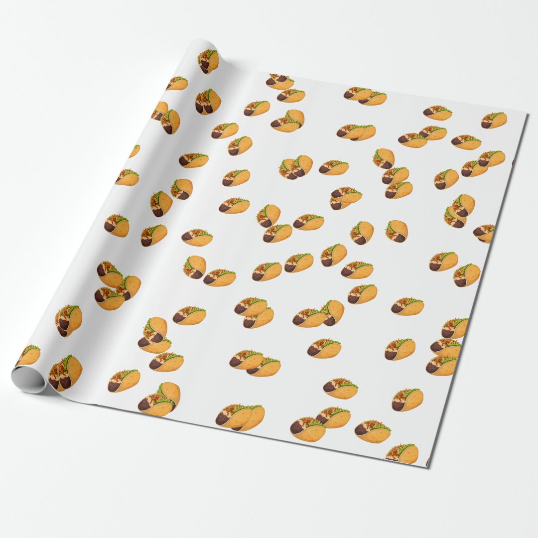 Mexican Fun Taco Tuesday Wrapping Paper | Zazzle