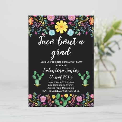 Mexican Grad or Graduation Party Invitation | Zazzle