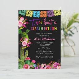 Mexican Graduation Party Invitation Fiesta | Zazzle
