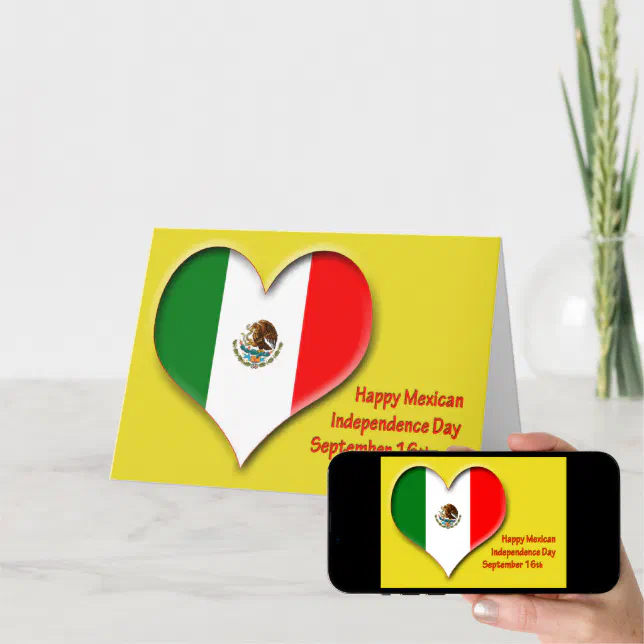 Mexican Independence Day September 16 Card | Zazzle