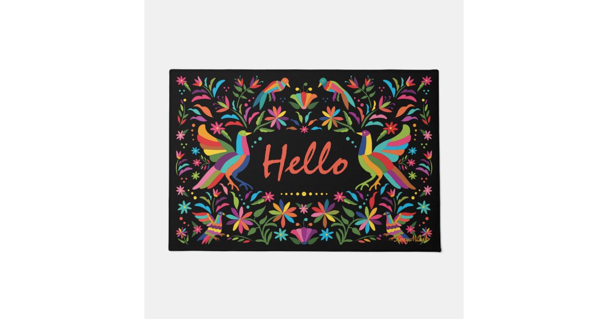 Mexican Otomi Doormat | Zazzle