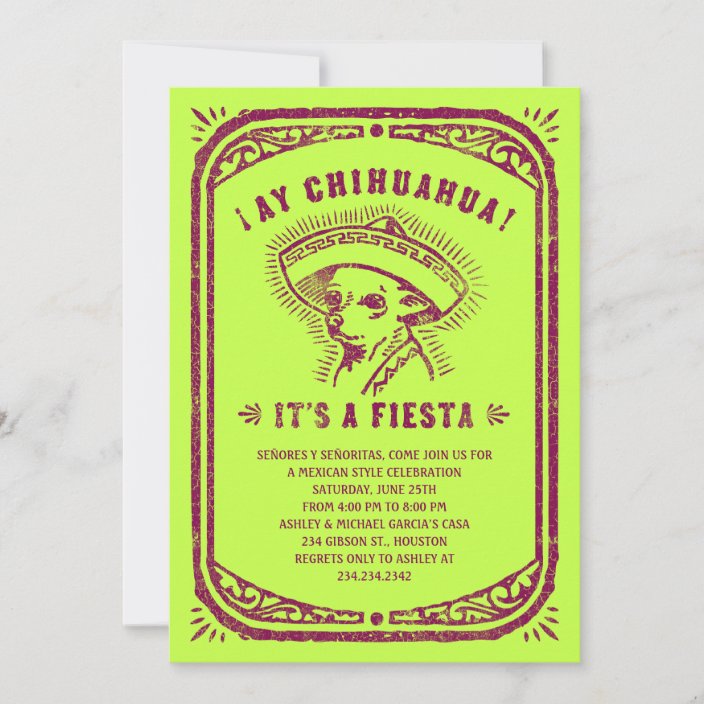 Mexican Party Invitations | Zazzle.com