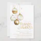 Mexican Posada Navideña Gold White Ornaments Invitation | Zazzle