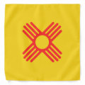 Mexican Red Zia Sun Traditional Symbol Bandana | Zazzle