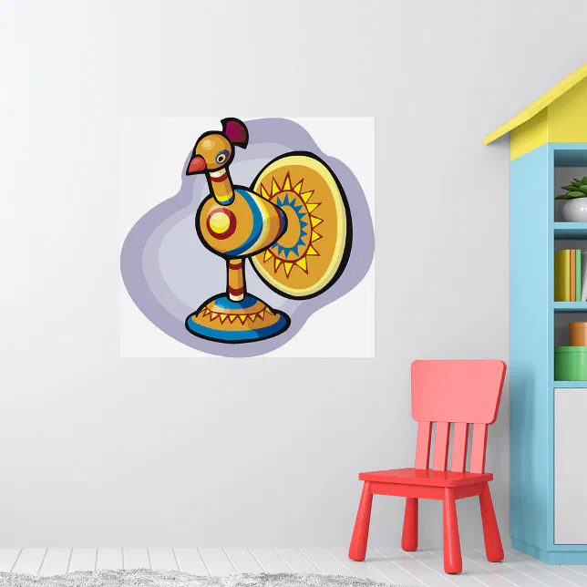 Mexican Rooster Toy Poster | Zazzle
