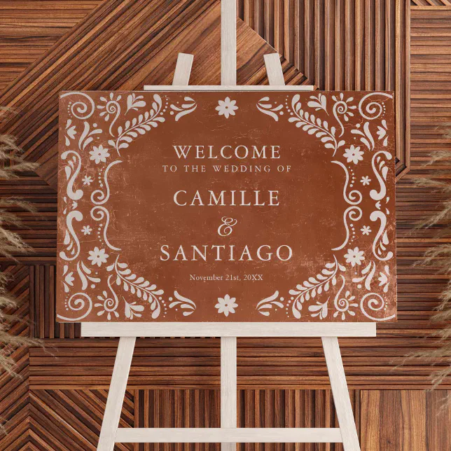 Mexican Rustic Wedding Welcome Sign | Zazzle Mexican Rustic Wedding Welcome Sign | Zazzle
