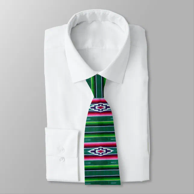 Mexican Sarape Pattern Neck Tie | Zazzle