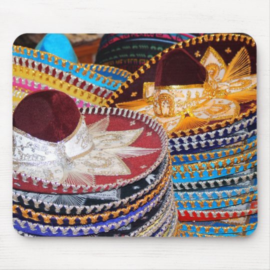 mexican sombreros mousepad | Zazzle.com