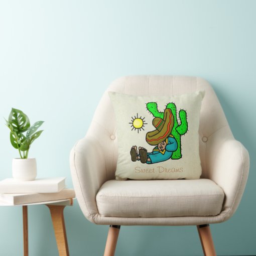 Mexican Taking A Siesta Pillow | Zazzle