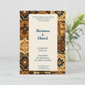 Mexican Talavera Design Wedding Invitation | Zazzle