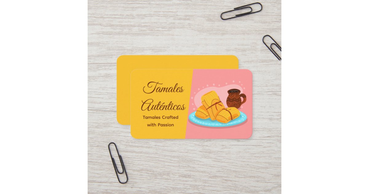 Mexican Tamales Business Card | Zazzle