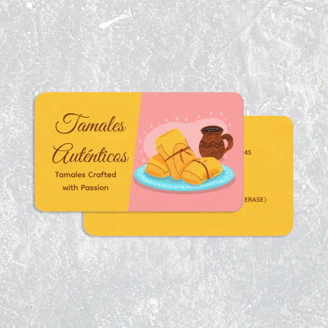 Mexican Tamales Business Card | Zazzle