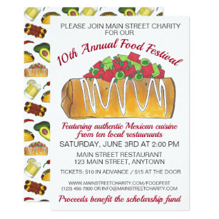 Food Festival Invitations | Zazzle