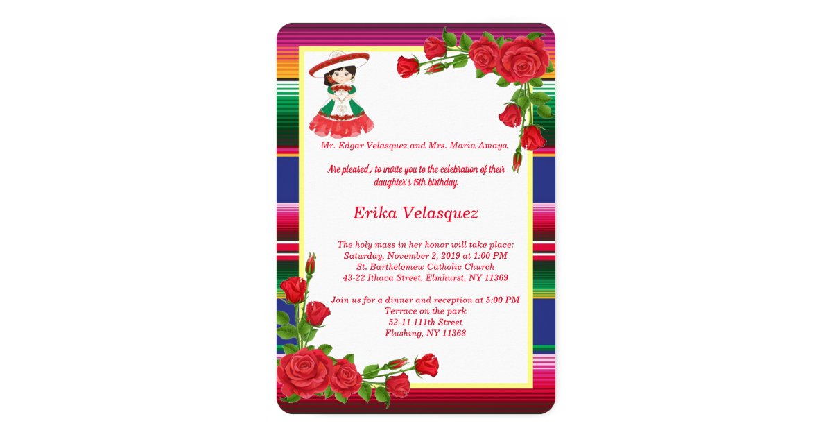 Mexican Theme Invitation | Zazzle.com