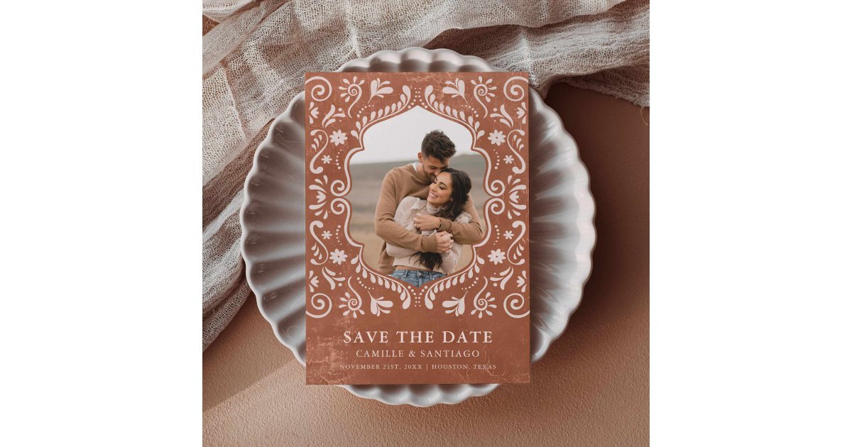 Mexican Themed Photo Save the Date | Zazzle