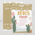 Mexican Three-Esta Adios Dos Birthday Invitation | Zazzle