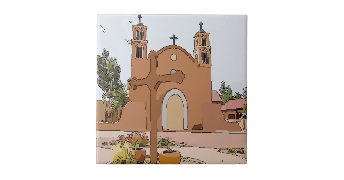 Mexican Tile,Old Spanish Mission Tile | Zazzle
