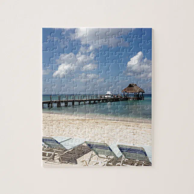 Mexico Beach Scene Jigsaw Puzzle | Zazzle