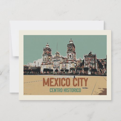 Mexico City cathedral, historic center, Mexico Pos Postcard | Zazzle