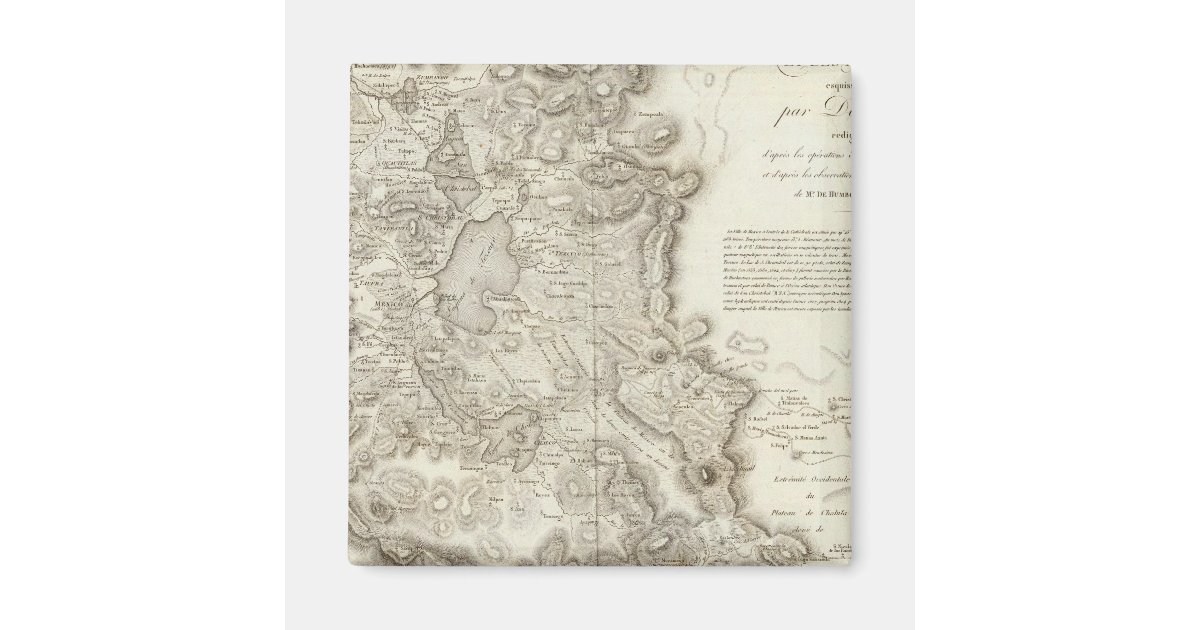 Mexico city map magnet | Zazzle