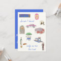 Mexico City save the date with drawings Invitation | Zazzle